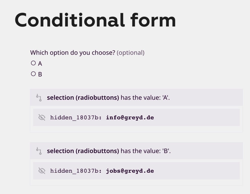 Is it possible to have conditional follow-up actions in forms? - Greyd ...